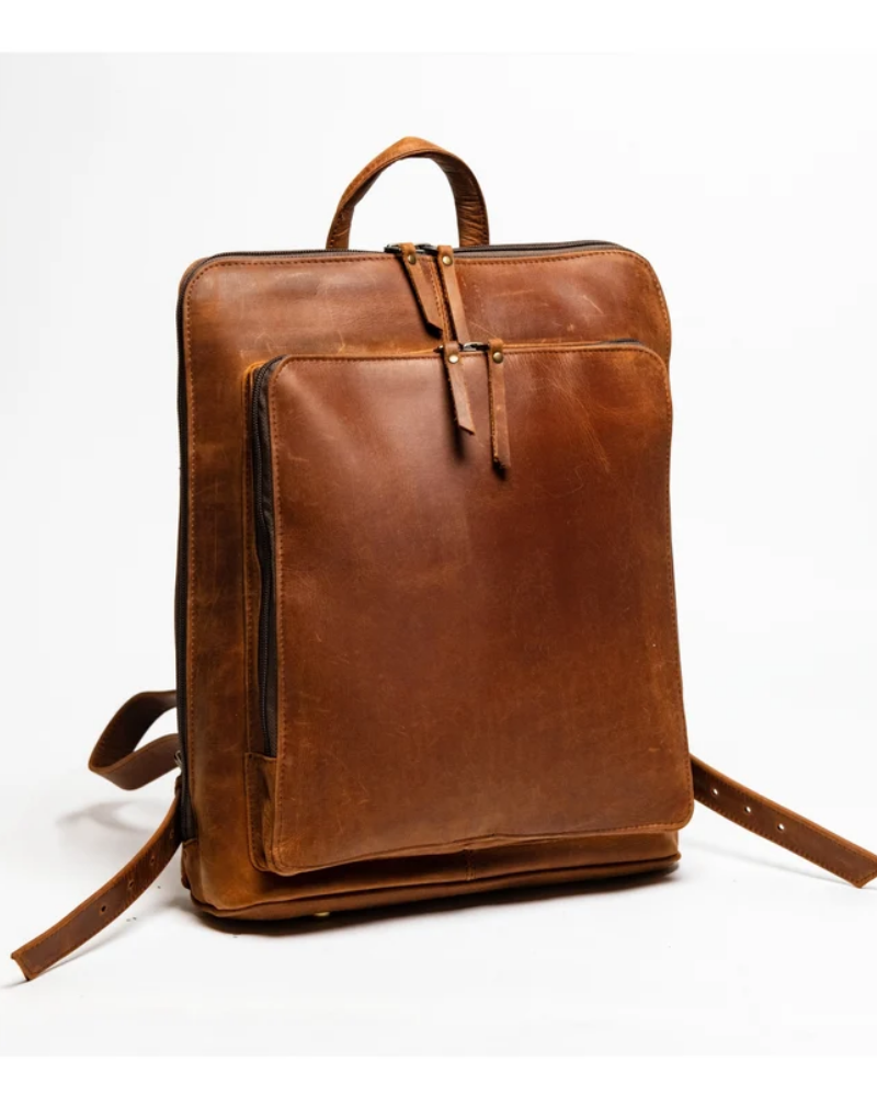 Slim Leather Backpack – revoxleather